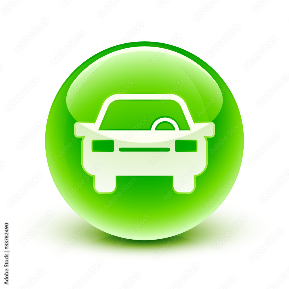 Vecteur Stock icône voiture automobile transport / car icon | Adobe Stock