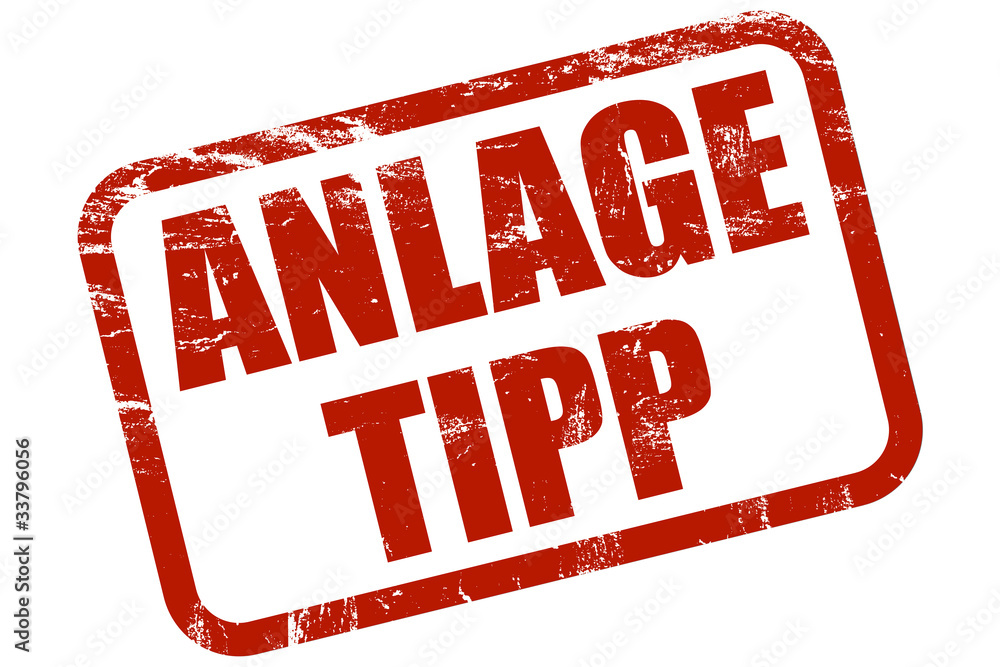 Grunge Stempel rot ANLAGE TIPP Stock Illustration | Adobe Stock