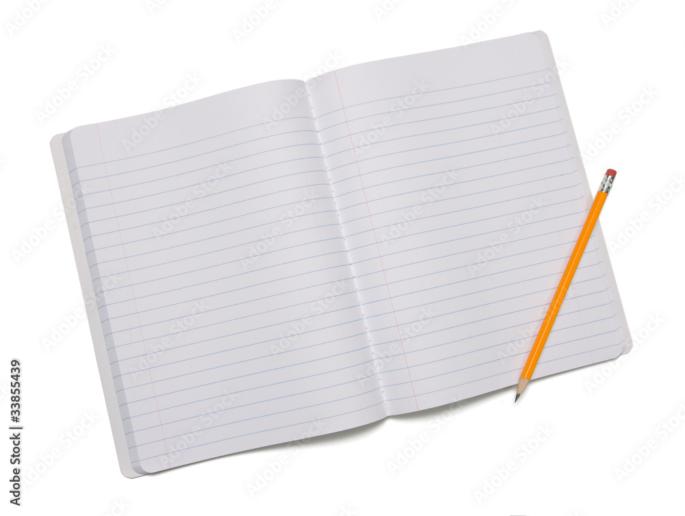 Pencil And Composition Notebook