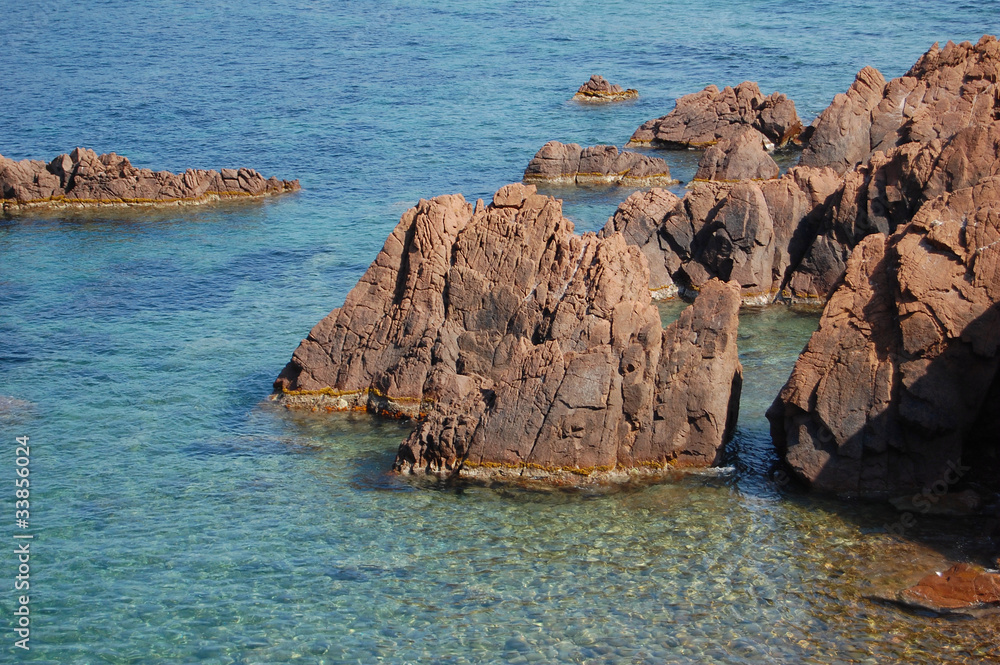 esterel - rochers rouges Stock Photo | Adobe Stock