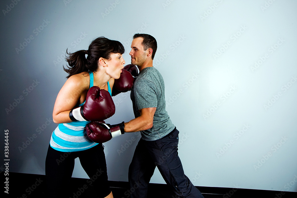Man Punching Woman Stock Photo Adobe Stock Man Punching Woman Stock Photo Adobe Stock