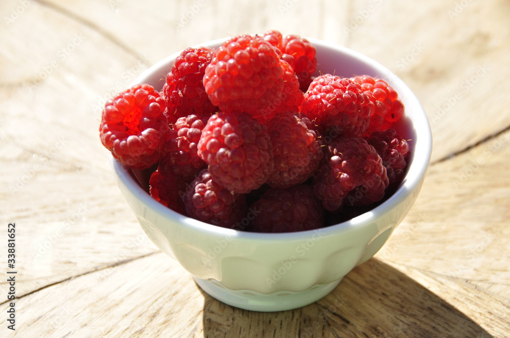 Framboises Stock Photo | Adobe Stock