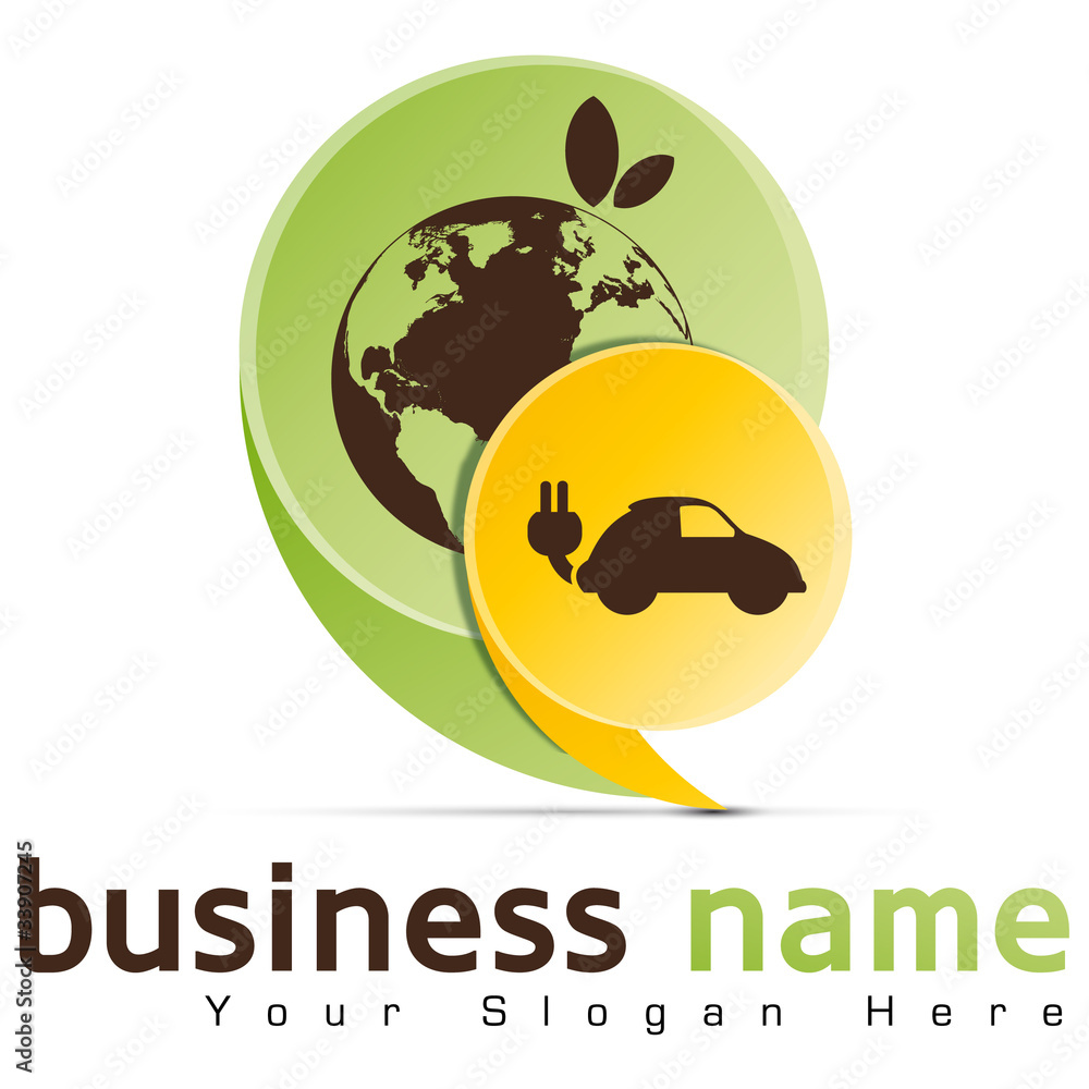 logo voiture et planète Stock Vector | Adobe Stock