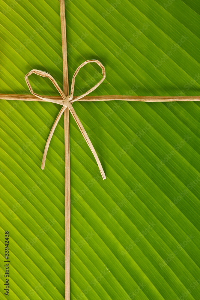 banana rope and leaf Stock Photo | Adobe Stock