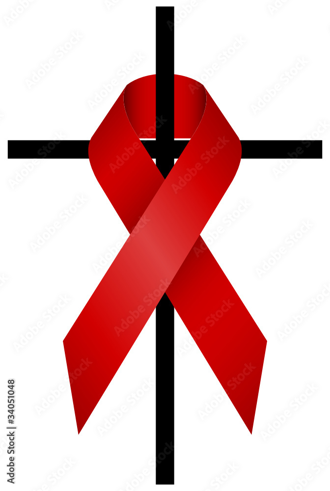 Red Ribbon Crosses