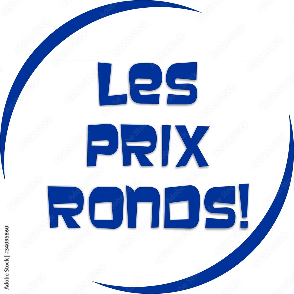 bouton les prix ronds Stock Vector | Adobe Stock