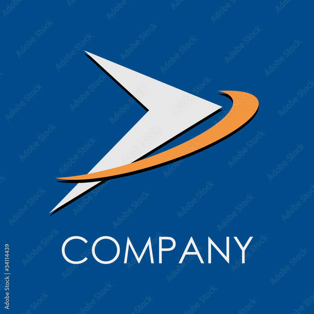 Logo arrow in flight # Vector Stock Vector | Adobe Stock
