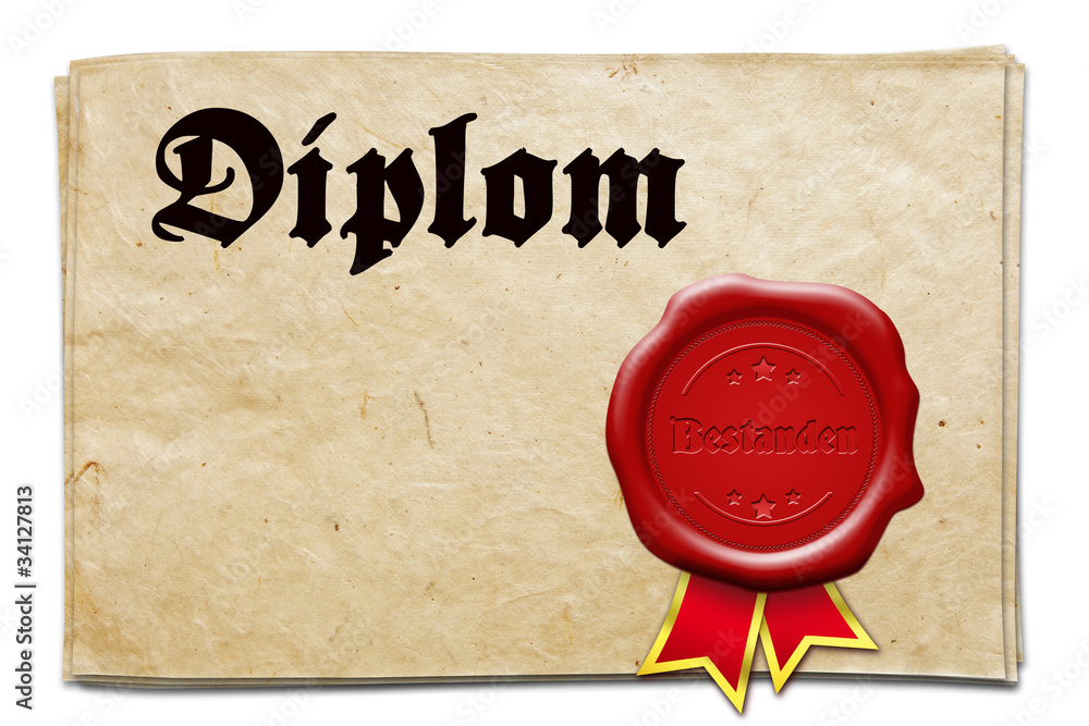 Diplom bestanden Stock Illustration | Adobe Stock