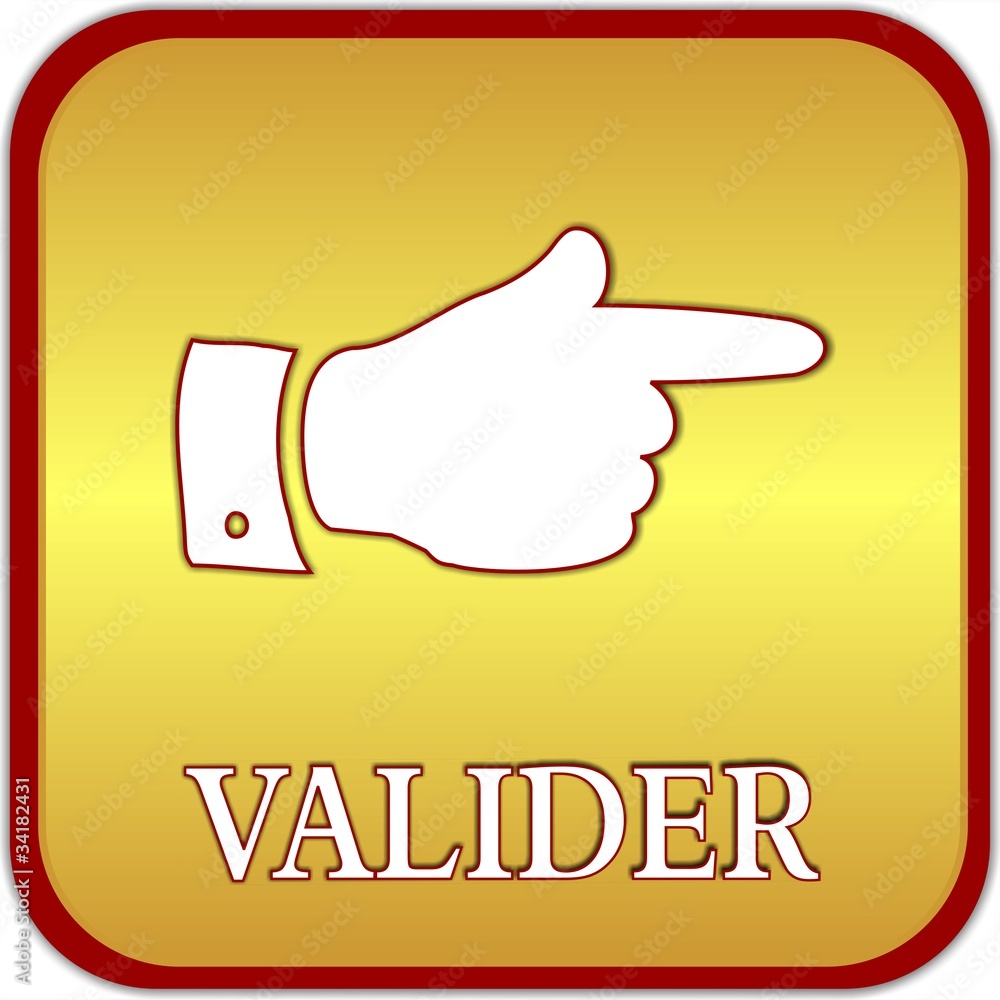 Vecteur Stock bouton valider | Adobe Stock