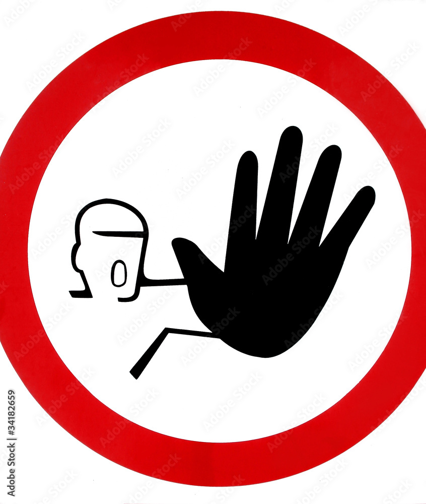 Keep Out Sign Clipart Arc