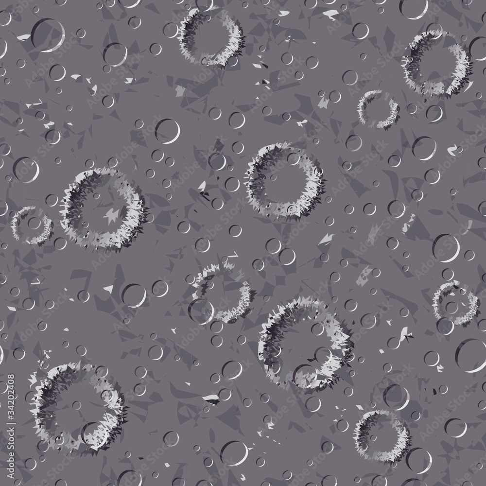 asteroide surface with craters seamless texture background Stock ベクター ...