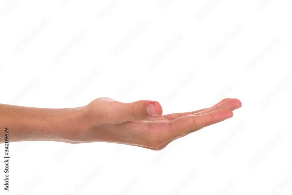 Hand aufhalten Stock-Foto | Adobe Stock