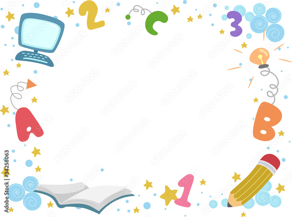 Education Frame Stock Vector | Adobe Stock