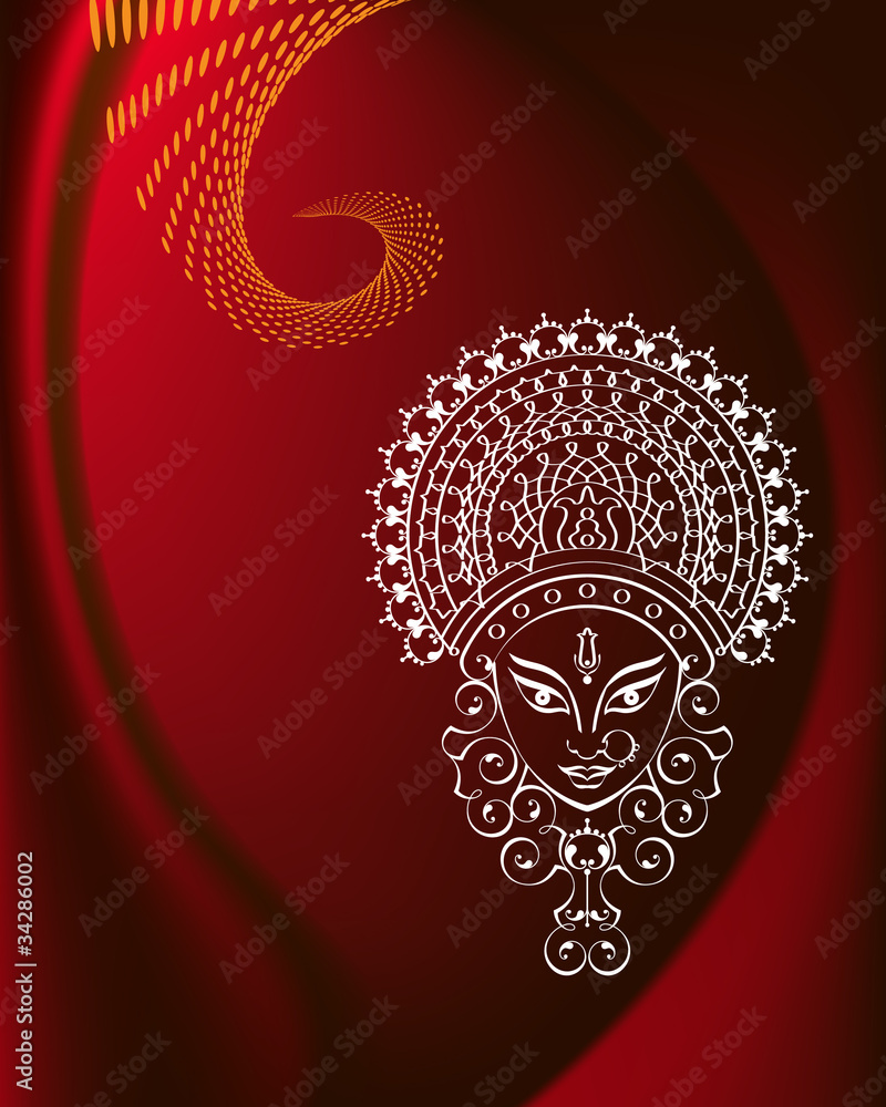Durga Stock Vector | Adobe Stock