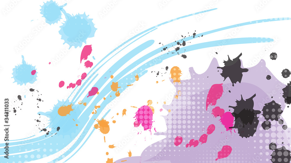 splash wallpaper Stock Illustration | Adobe Stock