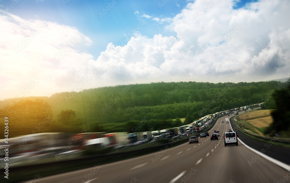 Autobahn Stock-Foto | Adobe Stock