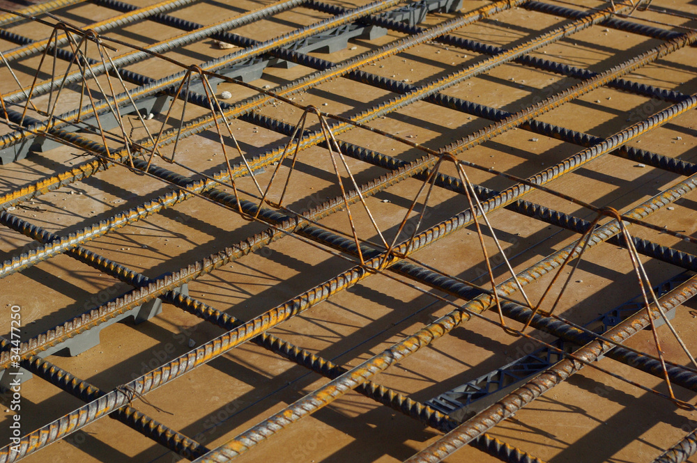 steel reinforcement bars Stock Photo | Adobe Stock