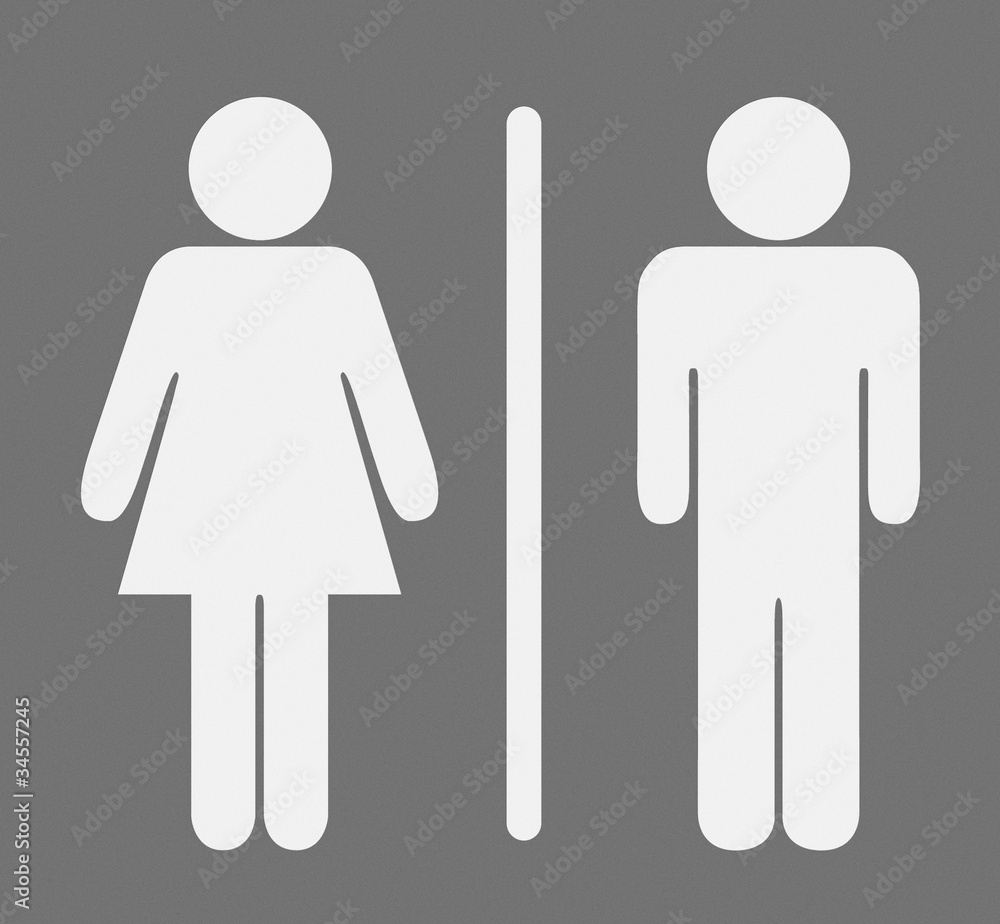 Picto toilettes Stock Illustration | Adobe Stock