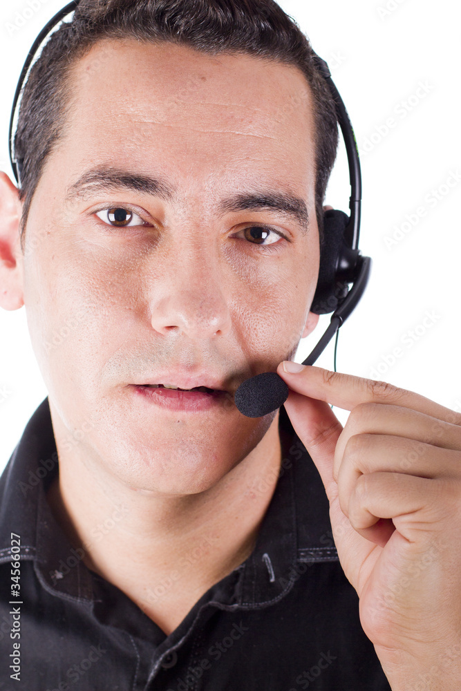 Atencion telefonica soporte call center foto de Stock | Adobe Stock