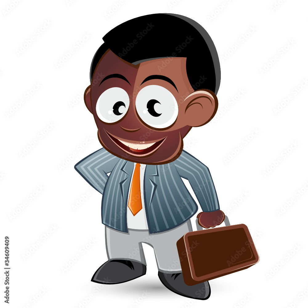 cartoon business manager Stock Vector | Adobe Stock