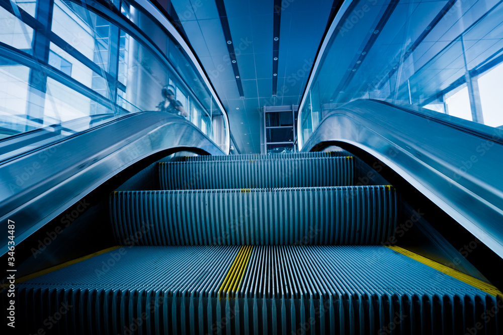 escalator Stock Photo | Adobe Stock