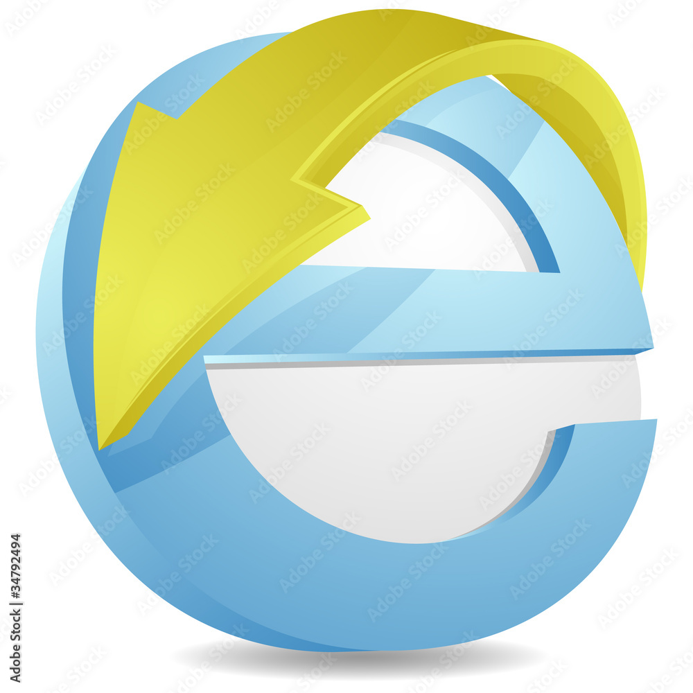 Internet Logo Stock Vector | Adobe Stock