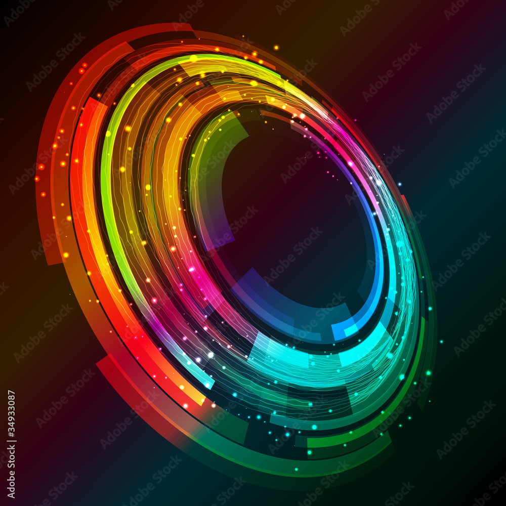 Abstract circular design background Stock Vector | Adobe Stock