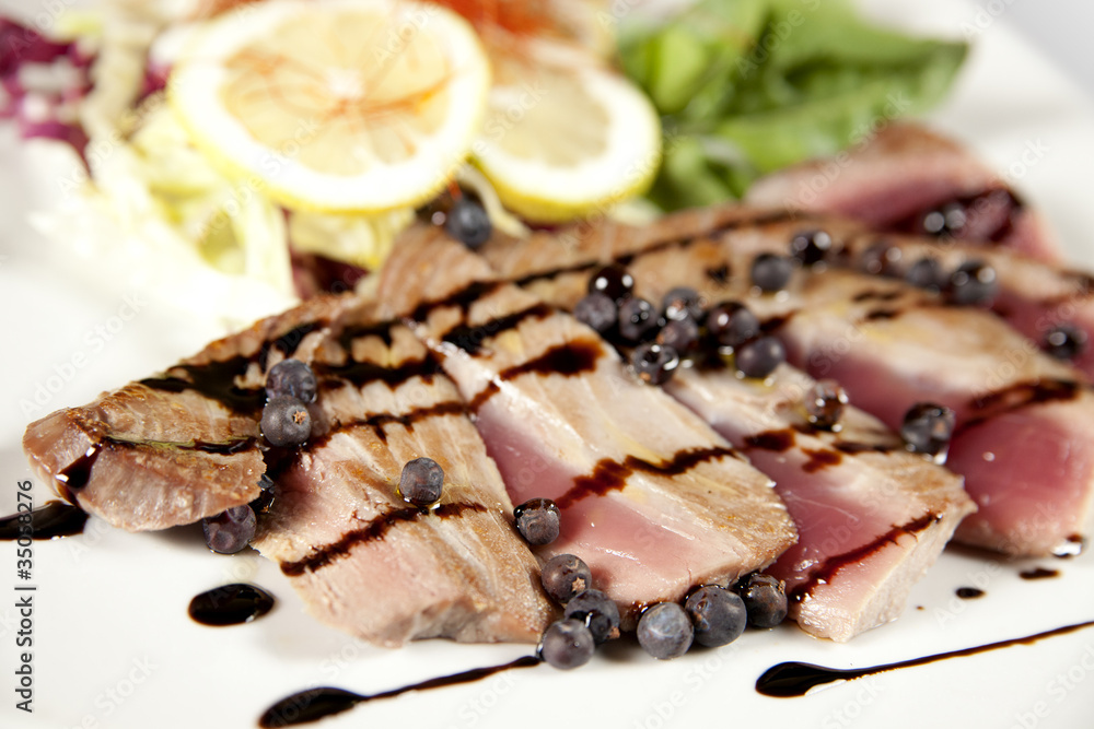 Pesce arrosto Stock Photo | Adobe Stock