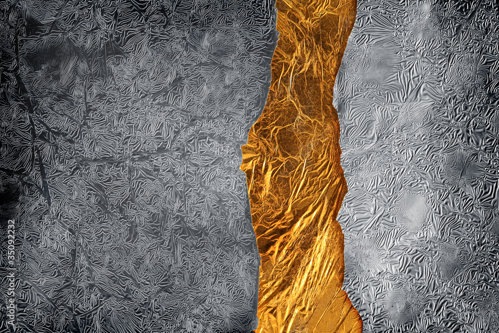 Silver and gold background Stock Photo | Adobe Stock