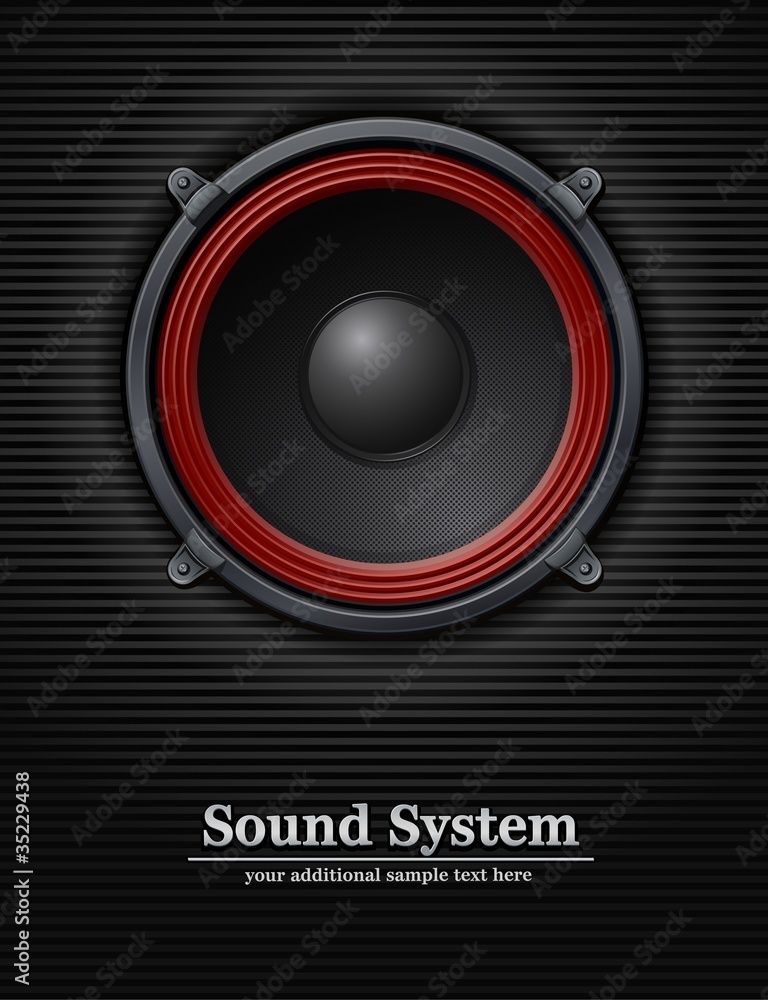 Stockvector sound loud speaker | Adobe Stock