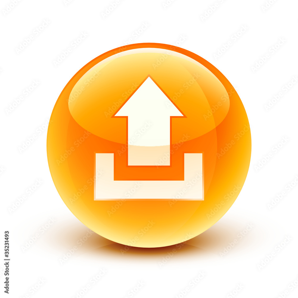icône envoi upload / upload icon Stock Vector | Adobe Stock