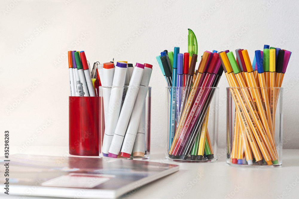Schreibwaren Stock Photo | Adobe Stock