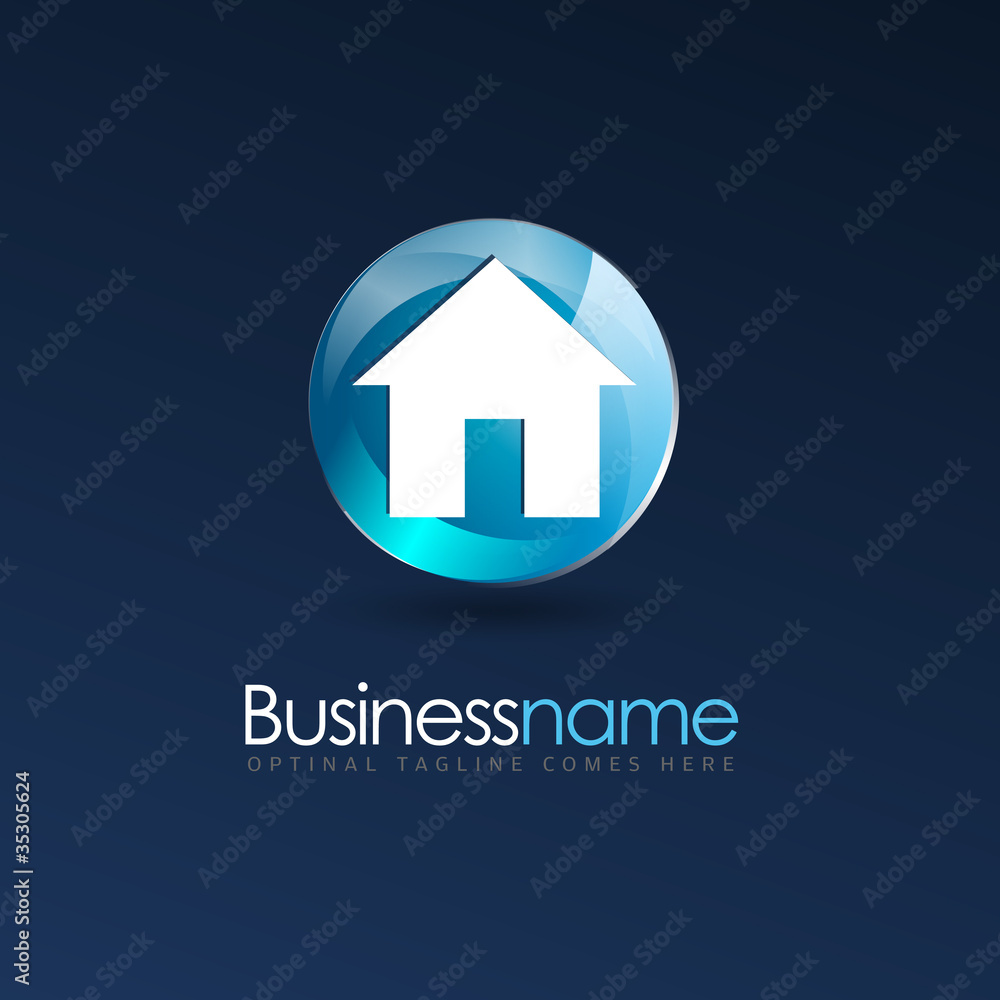 logo maison Stock Vector | Adobe Stock