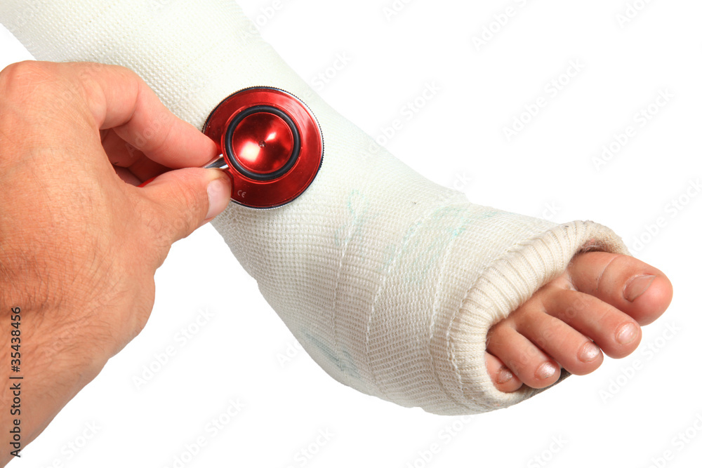 examen du pied Stock Photo | Adobe Stock