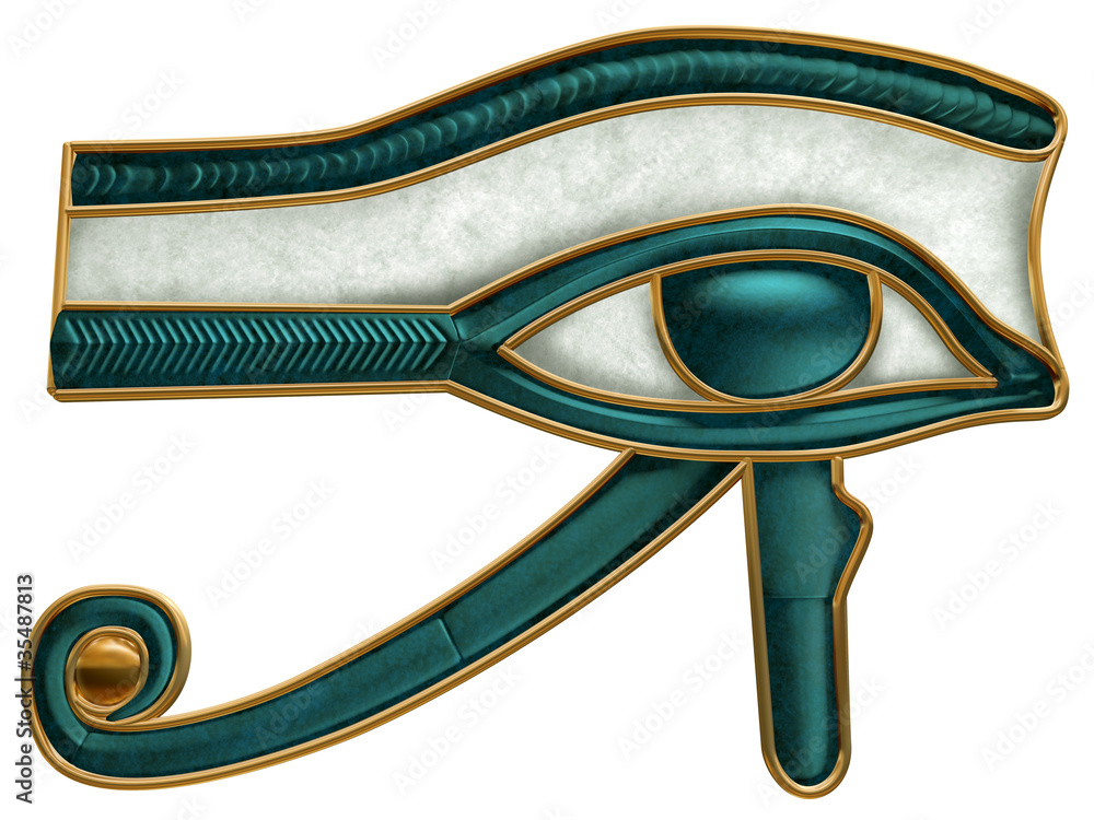 Egyptian Eye of Horus Stock Illustration | Adobe Stock