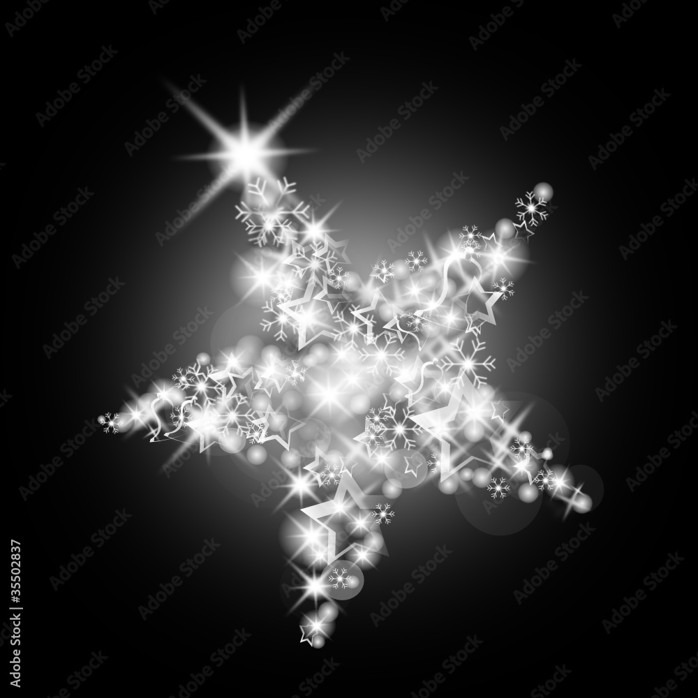 Stern silber Stock-Vektorgrafik | Adobe Stock