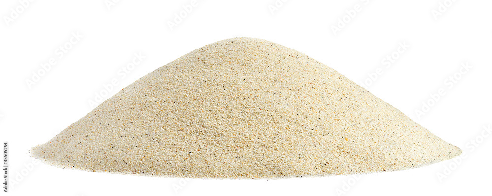 Pile of beach sand Stock Photo | Adobe Stock