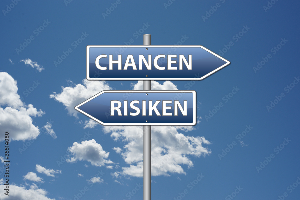 Chancen Risiken Stock Illustration | Adobe Stock