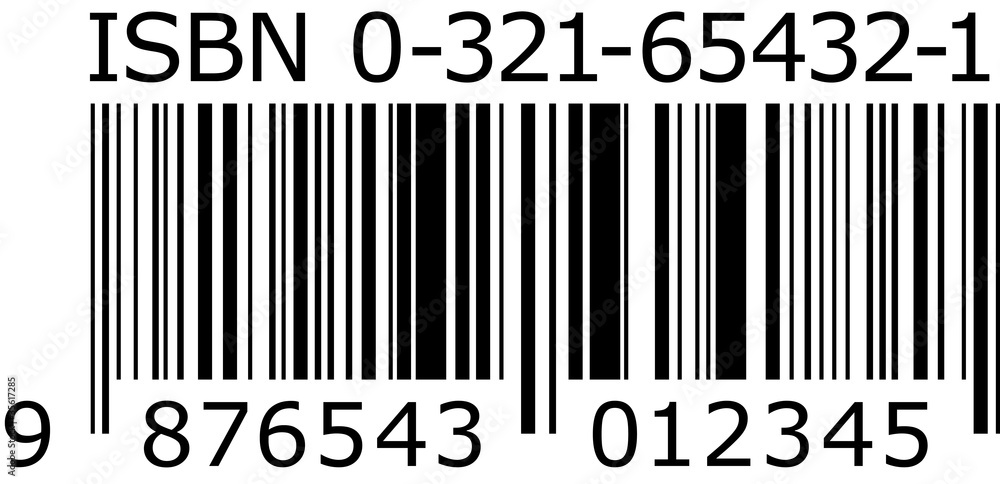 Barcode Strichcode ISBN Code Stock 벡터 | Adobe Stock