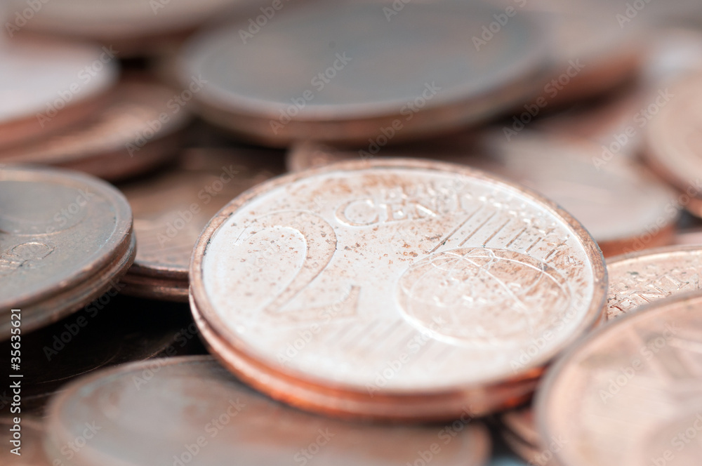 Kleingeld Stock-Foto | Adobe Stock