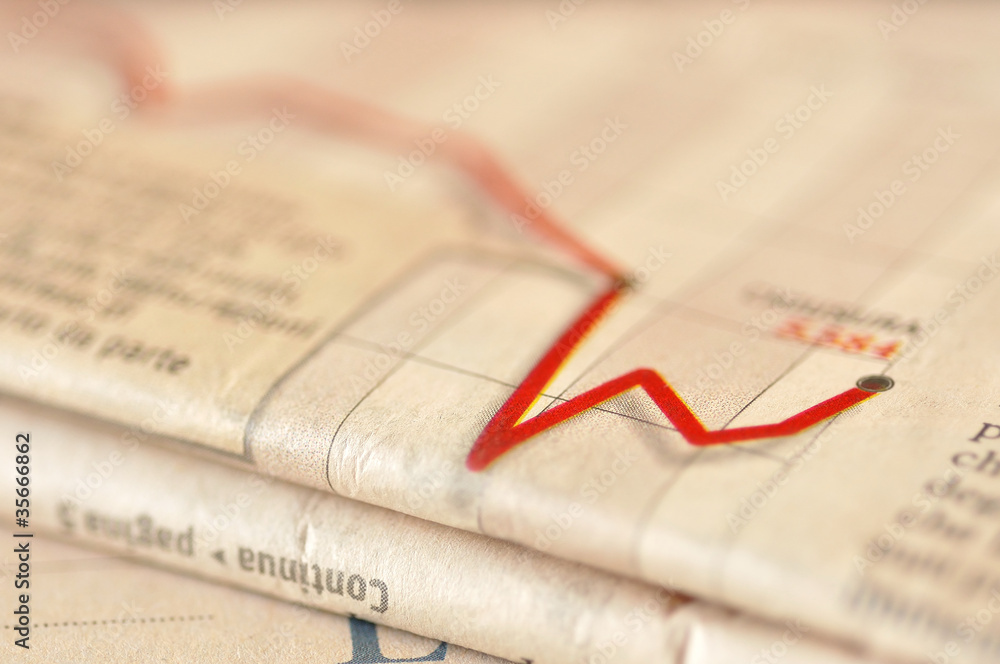 Stock market performance Stock Photo | Adobe Stock