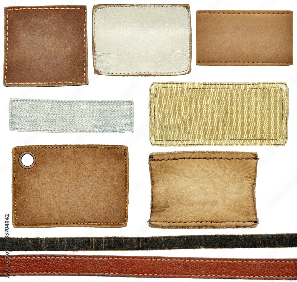 Jeans labels Stock Photo | Adobe Stock