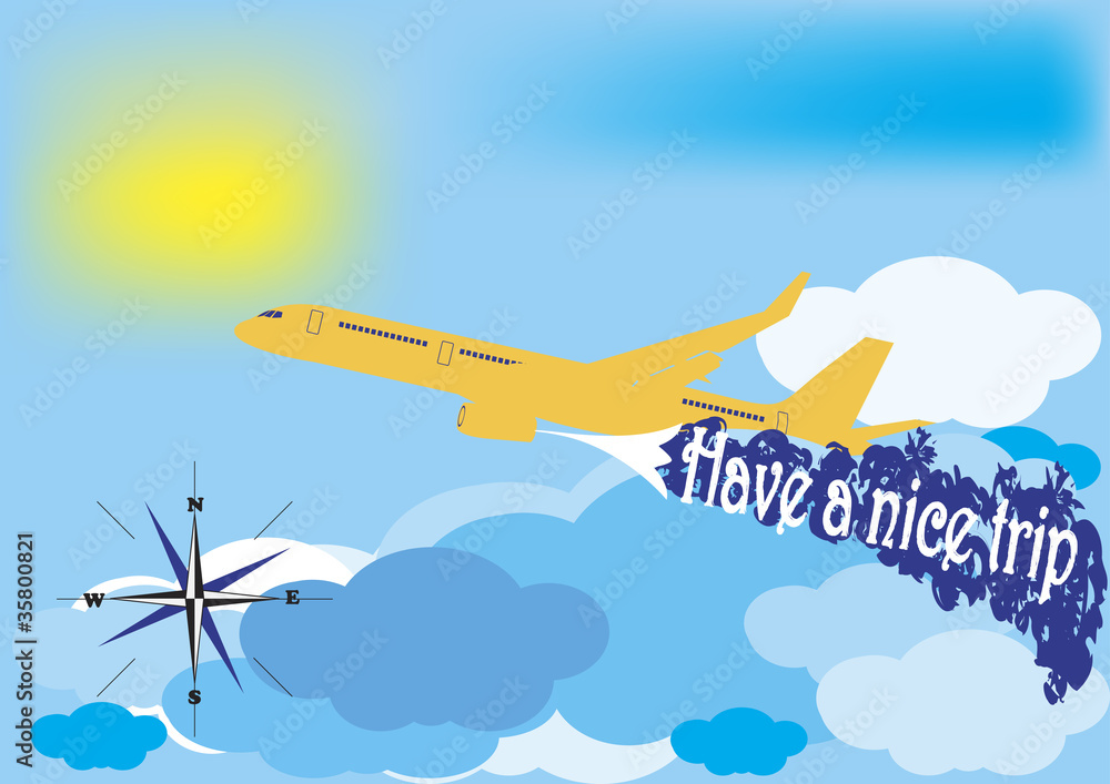 Have A Nice Trip Stock Vector Adobe Stock