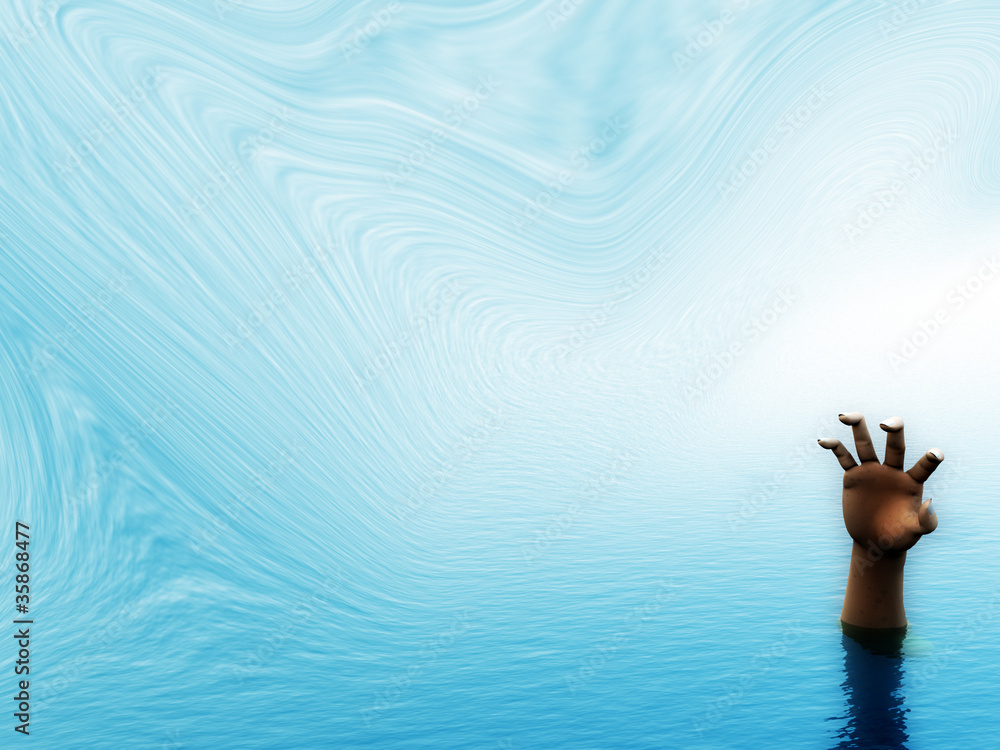 Drowning Stock Illustration | Adobe Stock