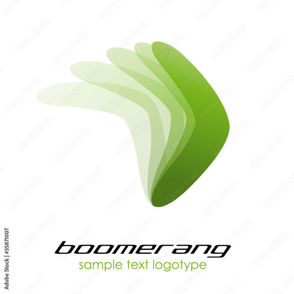 Logo boomerang # Vector Stock Vector | Adobe Stock
