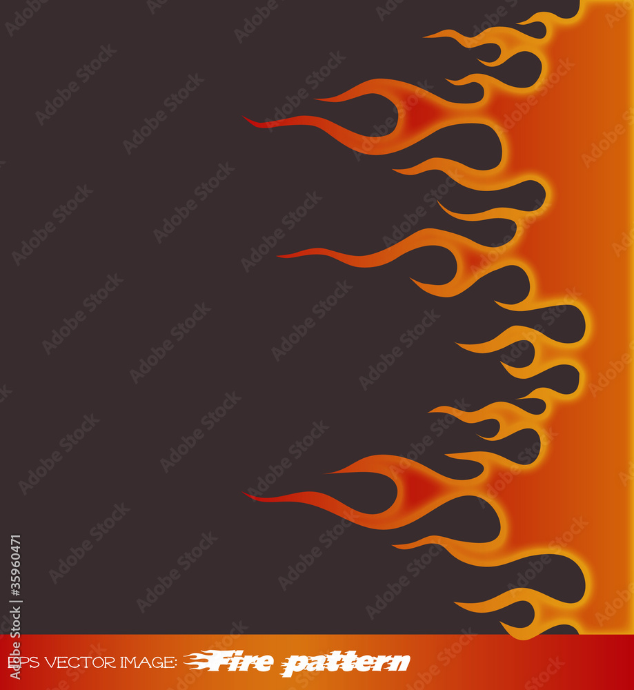 eps Vector image: Fire pattern Stock Vector | Adobe Stock
