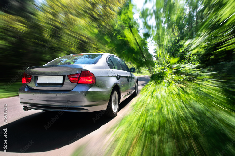 Fast Car Moving