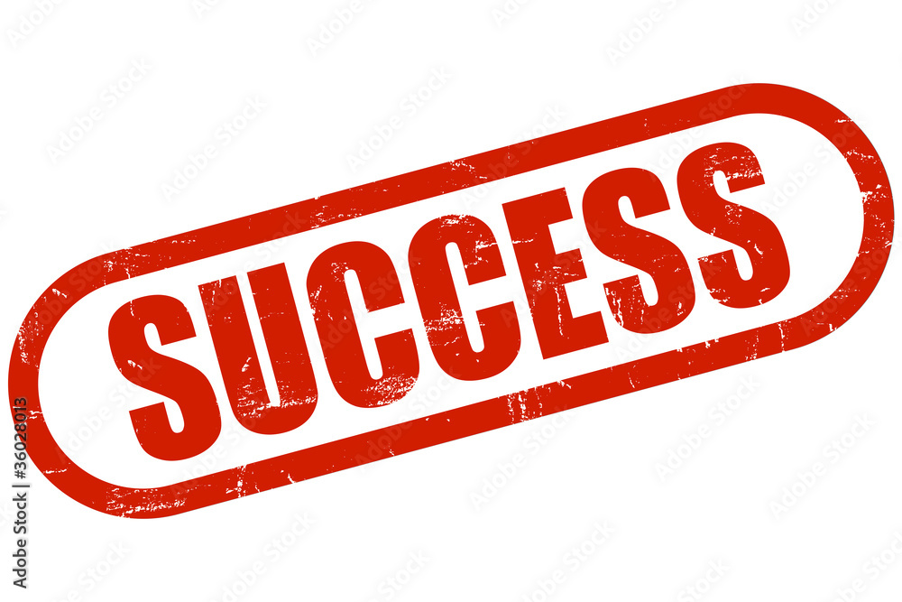Grunge Stempel rot SUCCESS Stock Illustration | Adobe Stock