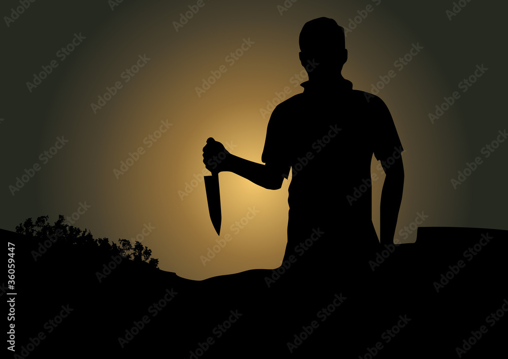 Tueur_Pistolet Stock Vector | Adobe Stock