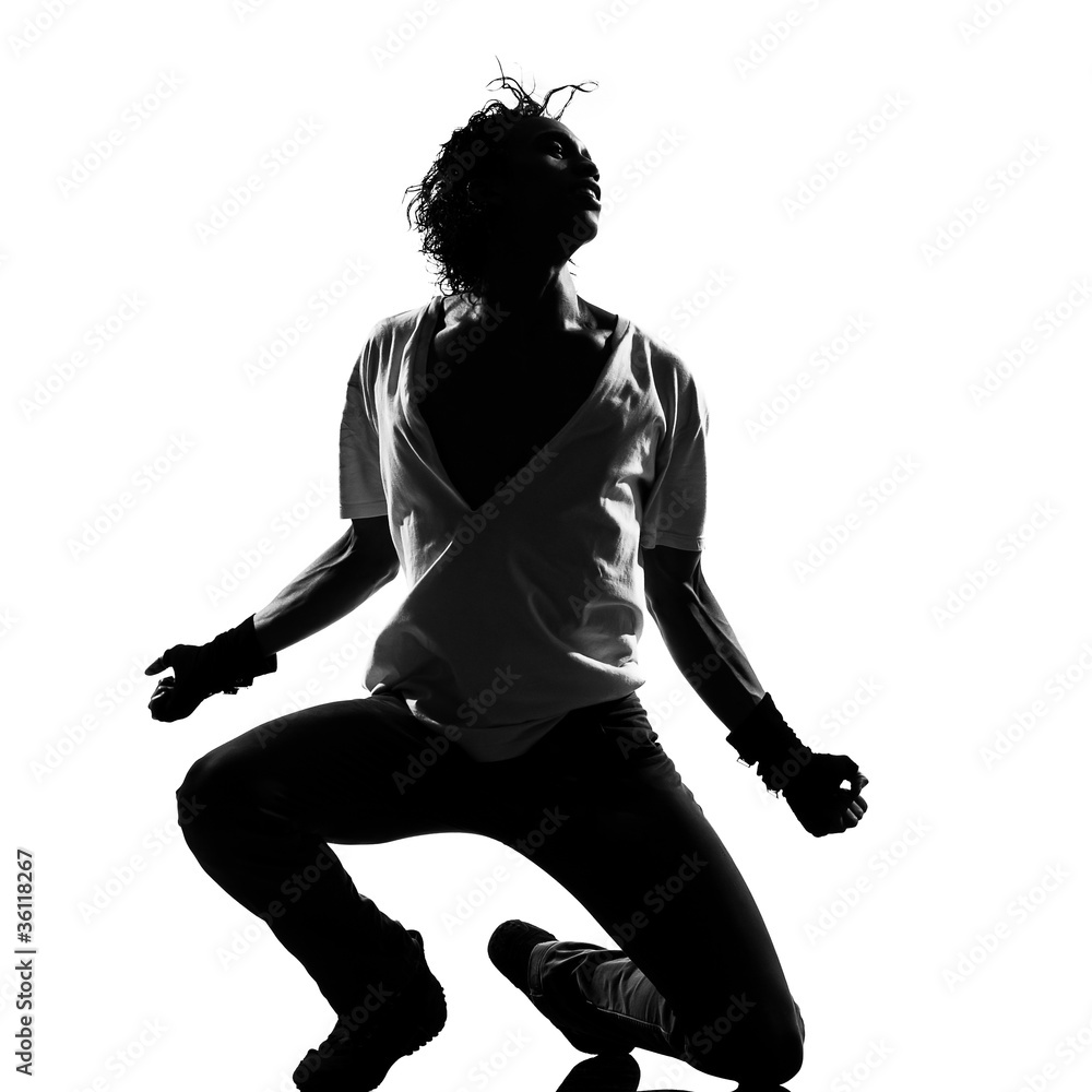 hip hop funk dancer dancing man Stock Photo | Adobe Stock